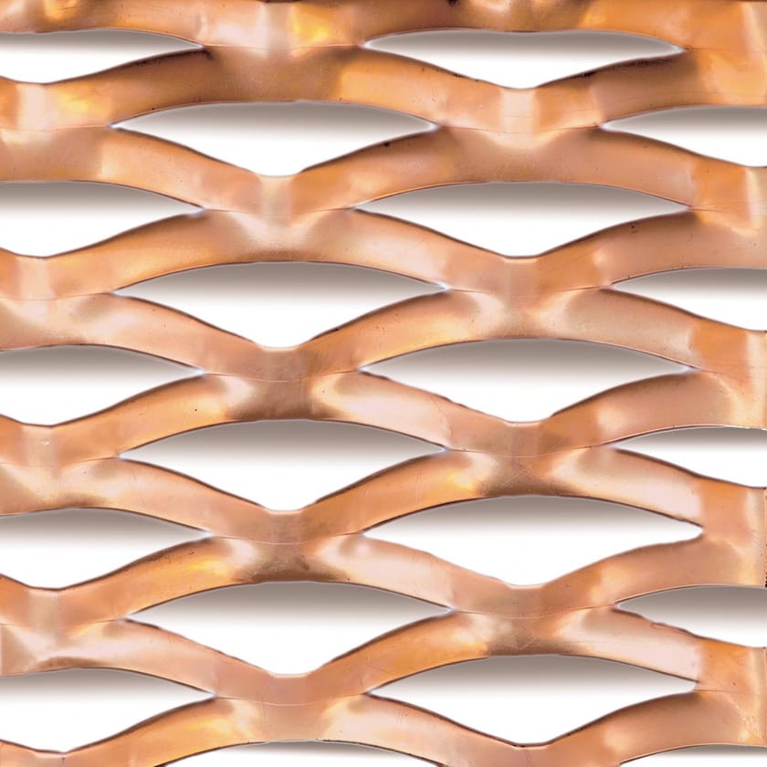 Grille déployée pour revêtement de façade TECU® Design_mesh By KME ...