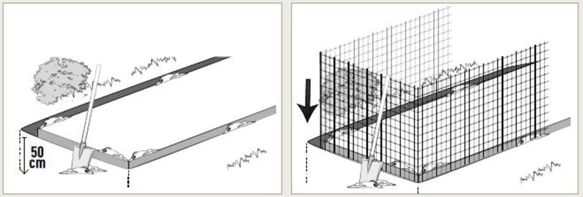 AVIARY Rete da interro contro le talpe By TENAX