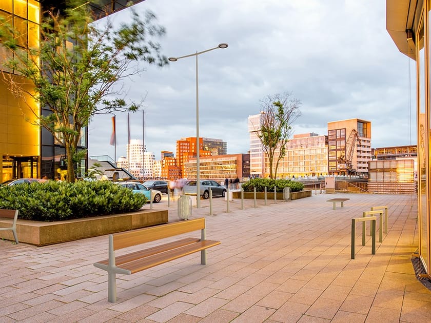 TEO Backless wooden Bench By GHM-ECLATEC | design Sovann Kim