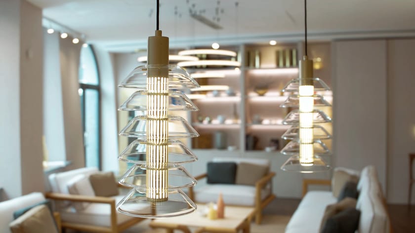 TERMINAL | Ceramic pendant lamp LED glazed ceramic pendant lamp By ...