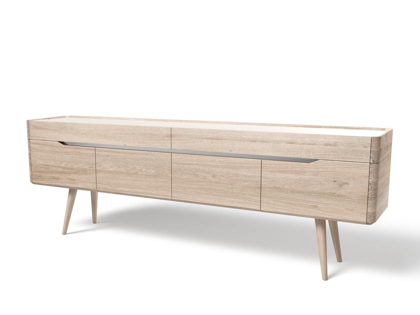 TERRA Wooden sideboard with drawers By JAVORINA | design Leo Čellár