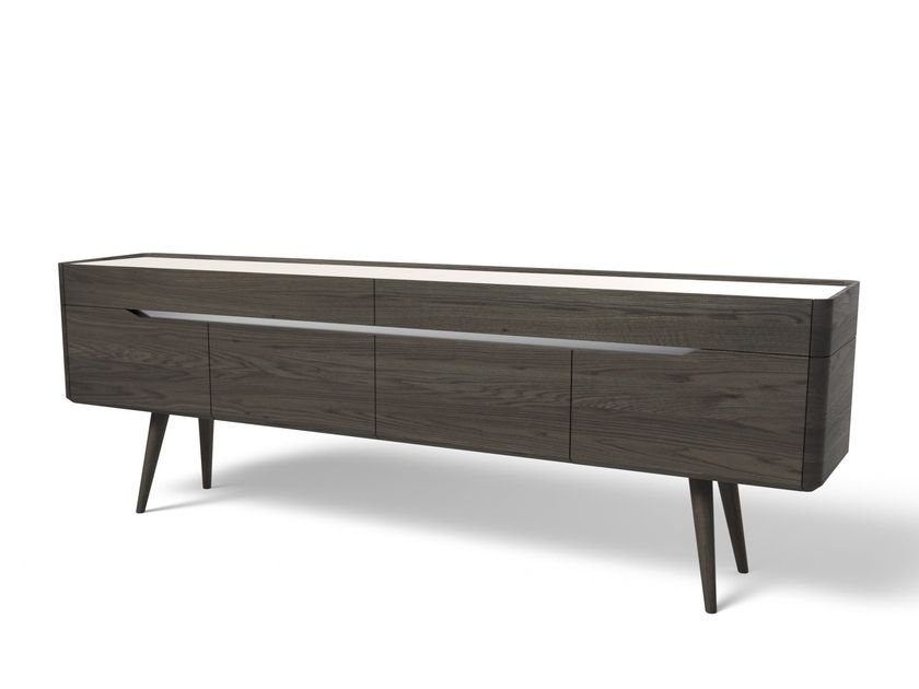 TERRA Wooden sideboard with drawers By JAVORINA | design Leo Čellár