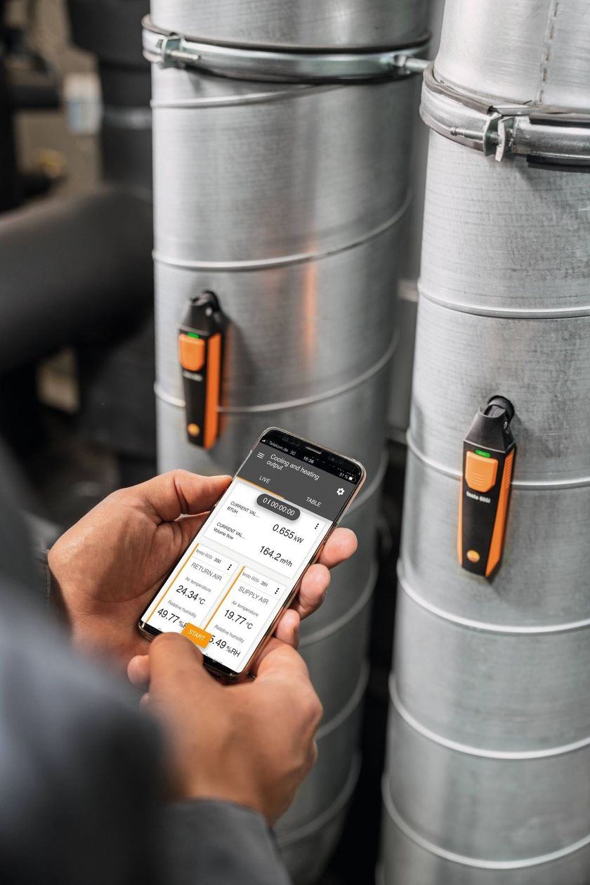 TESTO SMART PROBES KIT ULTIMATE HVAC/R Termómetro Bluetooth de rayos ...