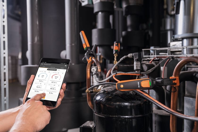 Kit di misurazione multiuso TESTO SMART PROBES KIT ULTIMATE HVAC/R ...