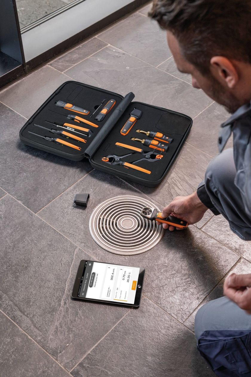 TESTO SMART PROBES KIT ULTIMATE HVAC/R Termómetro Bluetooth de rayos ...