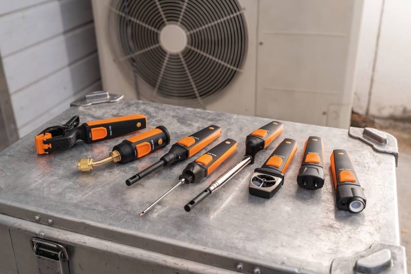TESTO SMART PROBES KIT ULTIMATE HVAC/R Termómetro Bluetooth de rayos ...