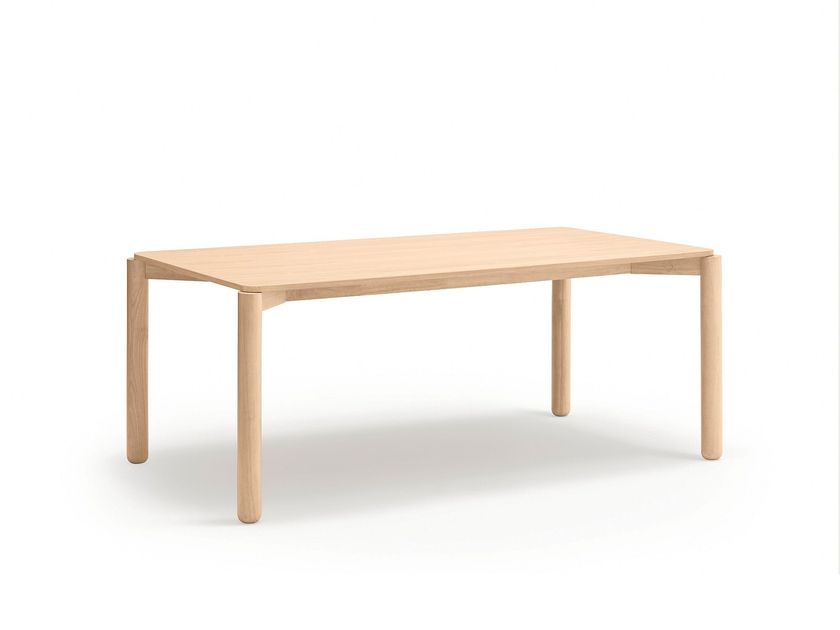 ATLAS Rectangular veneer and rubberwood table By TEULAT | design ...