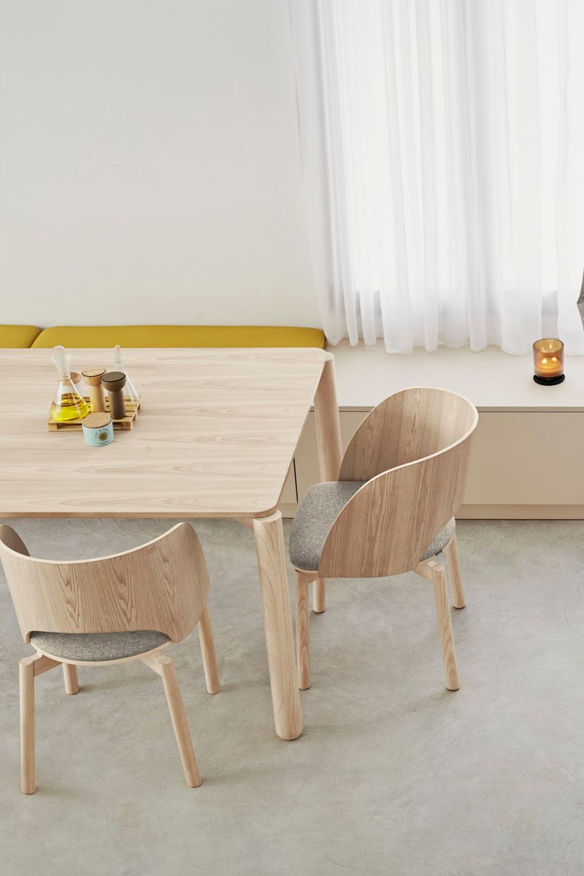ATLAS Rectangular veneer and rubberwood table By TEULAT | design ...