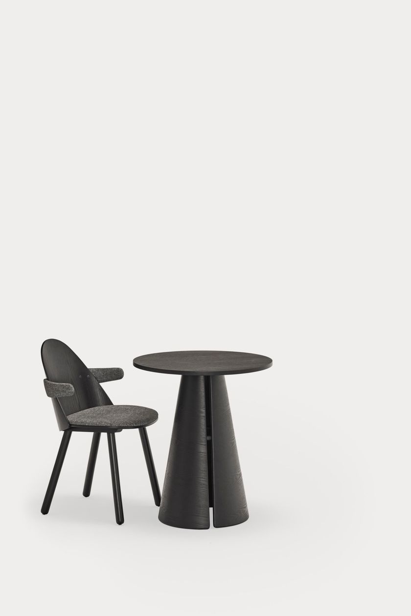 CEP Round wooden coffee table By TEULAT | design Cambres Design