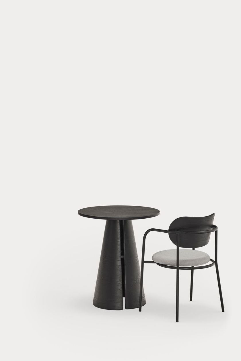 CEP Round wooden coffee table By TEULAT | design Cambres Design