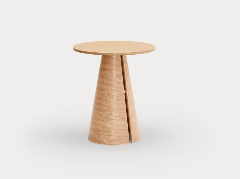 CEP Round wooden coffee table By TEULAT | design Cambres Design