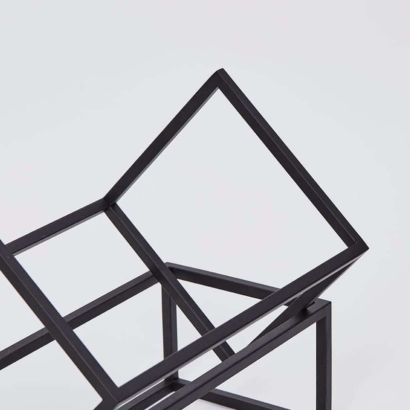 THE BOOK KEEPER Steel magazine rack By Kristina Dam Studio