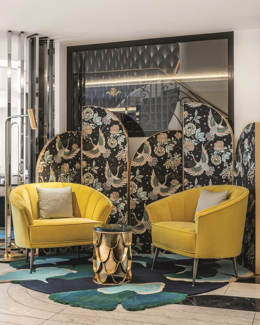 GINKGO | Rug with floral pattern The Designers Collection By Toulemonde ...