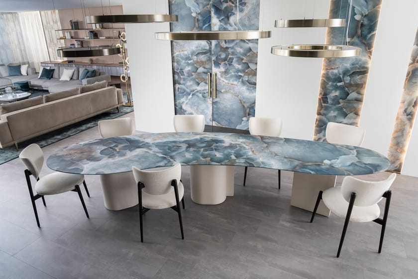 THEA Fabric armchair By Sicis | design Massimiliano Raggi