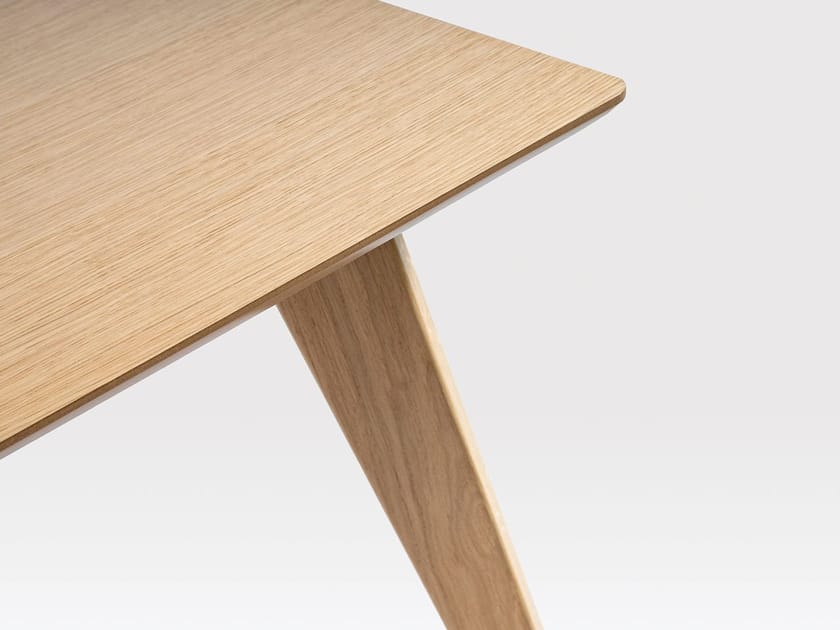 THEODORE | Meeting table Solid wood meeting table with cable management ...