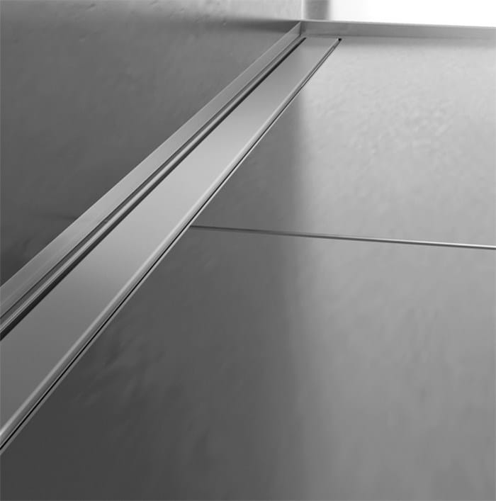 Stainless steel shower channel THIN DRAIN CLASSIC COVER Thin Drain ...