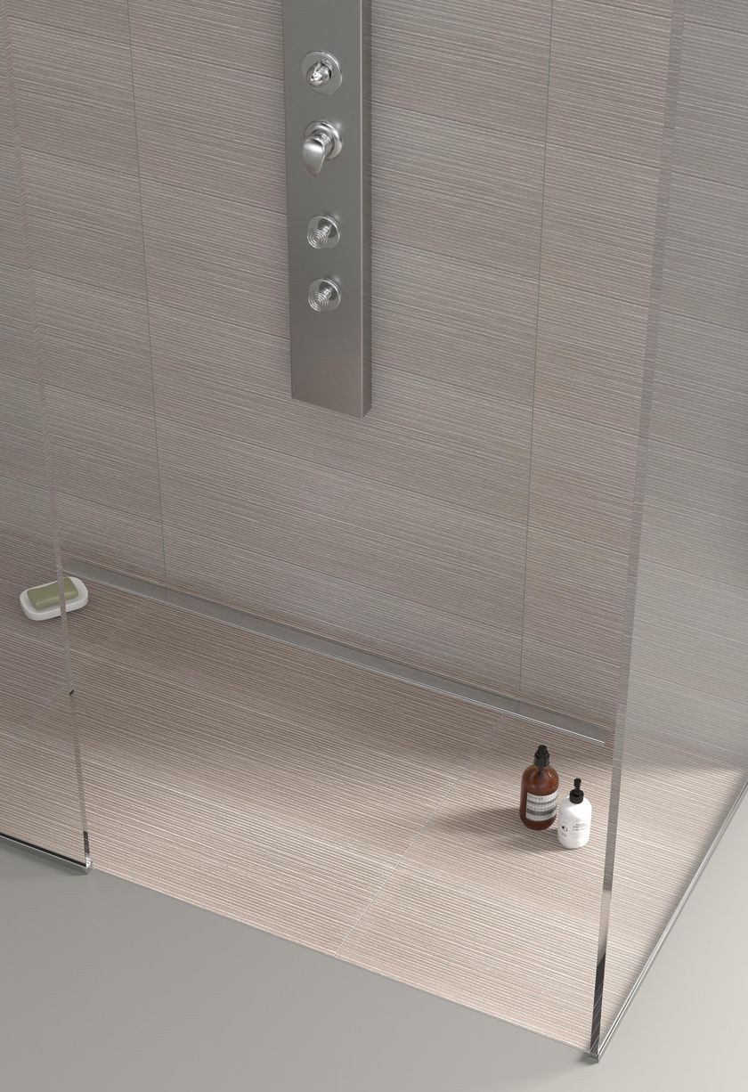 Stainless steel shower channel THIN DRAIN CLASSIC COVER Thin Drain ...