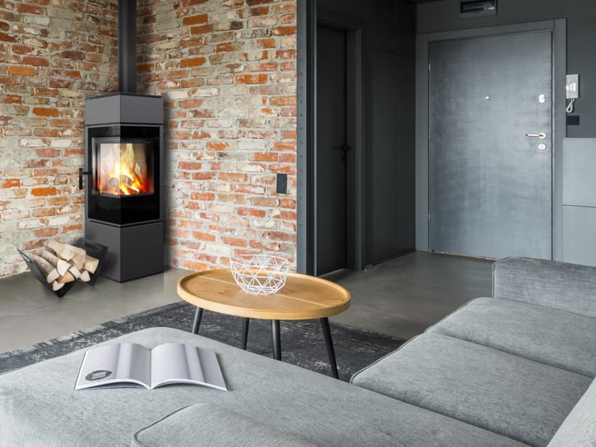 Stufa a legna in acciaio THOR By Kratki