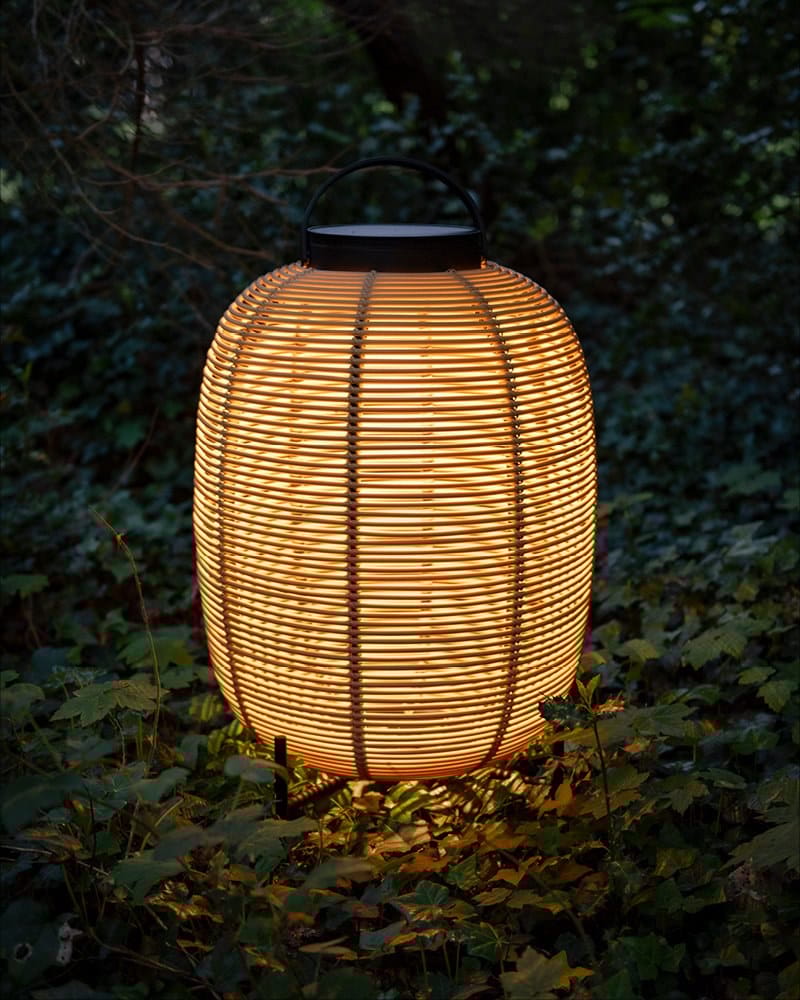 TIKA Solar powered wicker lantern By Vincent Sheppard