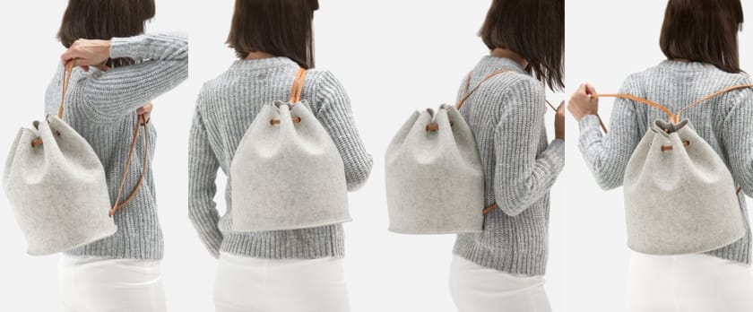 Felt backpack TILDA By HEY-SIGN
