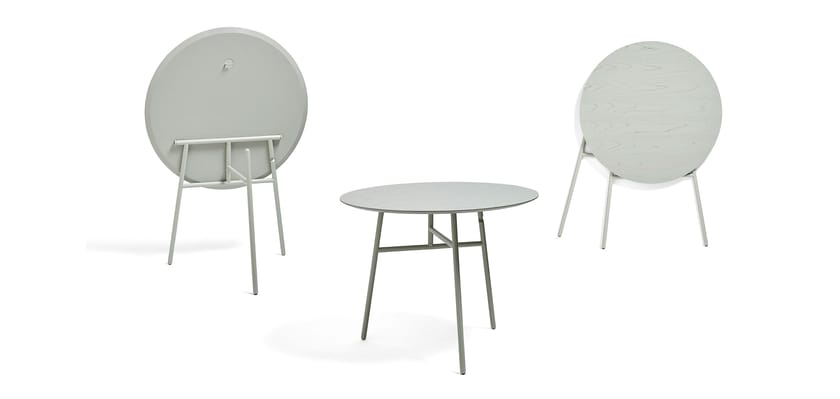 Folding round table TILT TOP TABLE By Hay design Scholten & Baijings