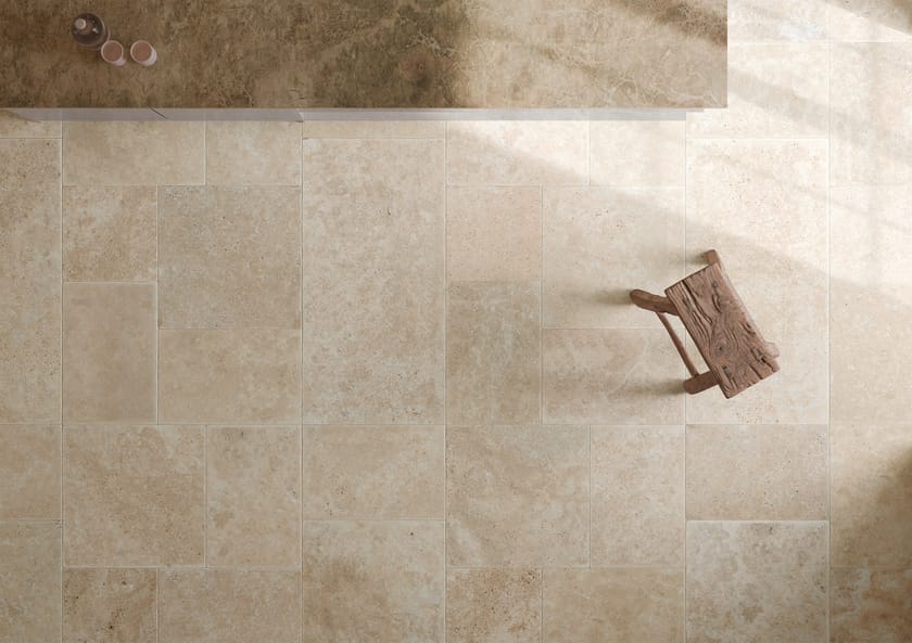 Rectified indoor/outdoor porcelain stoneware wall/floor tiles with ...