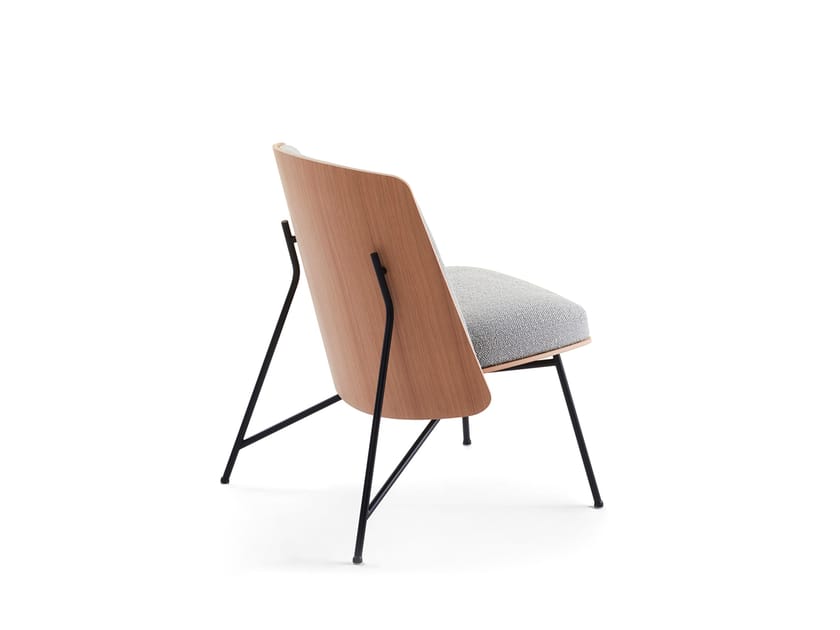 Upholstered fabric easy chair TINKER By prostoria design Grupa
