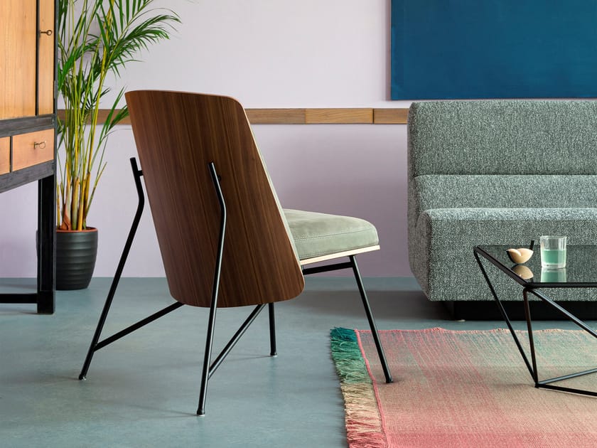 Upholstered fabric easy chair TINKER By prostoria design Grupa