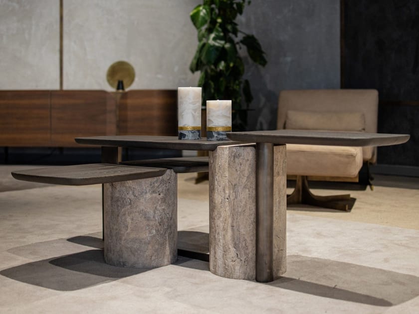 TITANO | Coffee table By ENNE design Maurizio Manzoni