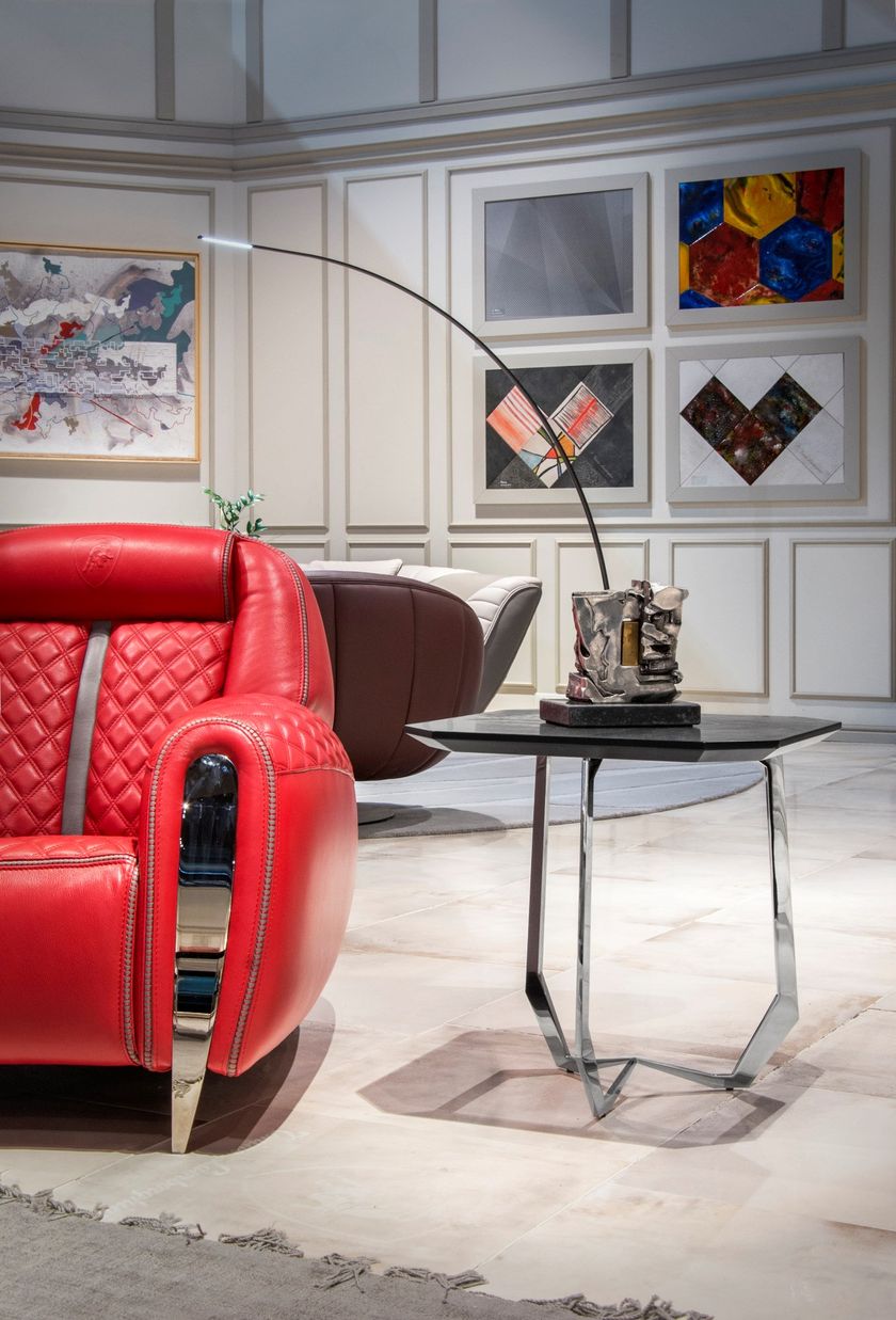 TLA55 Leather coffee table By Tonino Lamborghini Casa