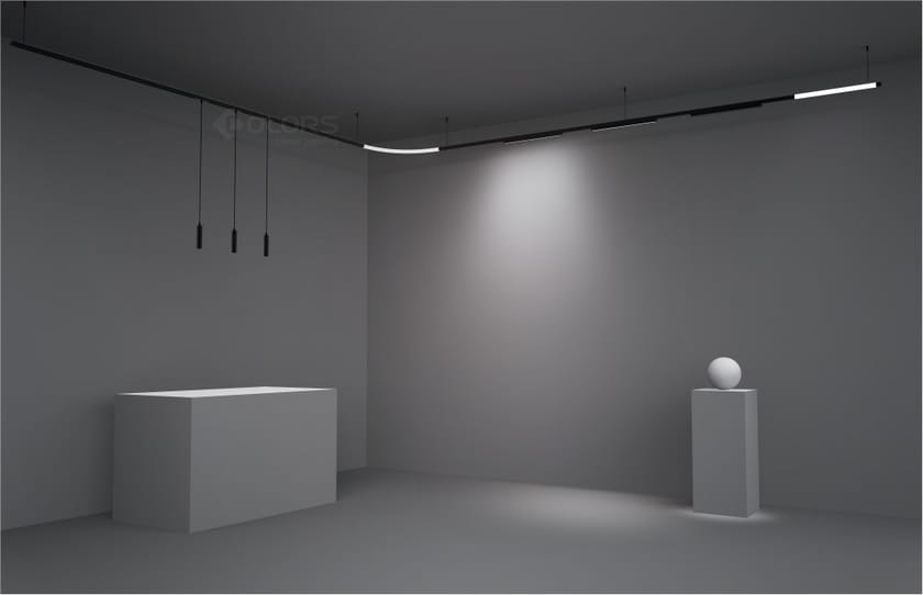 LED aluminium track-Light TLS-R NEON TRACK By Colorsled