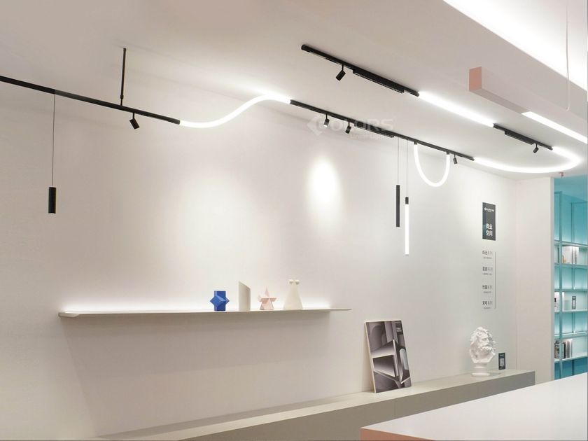 LED magnetic track-Light TLS-R25LS TLS-R Neon Track Collection By Colorsled