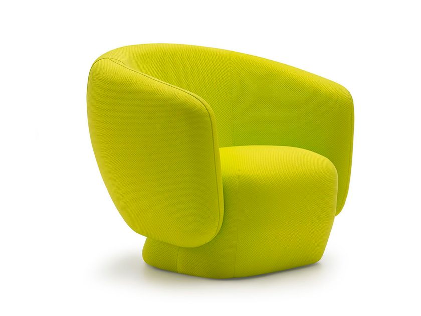 DEVON Fabric armchair with armrests By TM Leader Contract