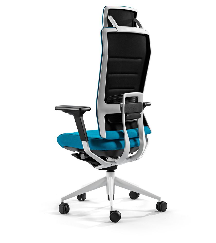 TNK FLEX Recliner fabric office chair with 5-Spoke base By ACTIU ...