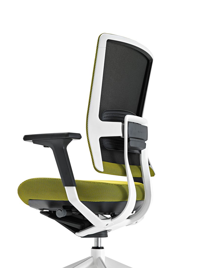 TNK FLEX Recliner fabric office chair with 5-Spoke base By ACTIU ...