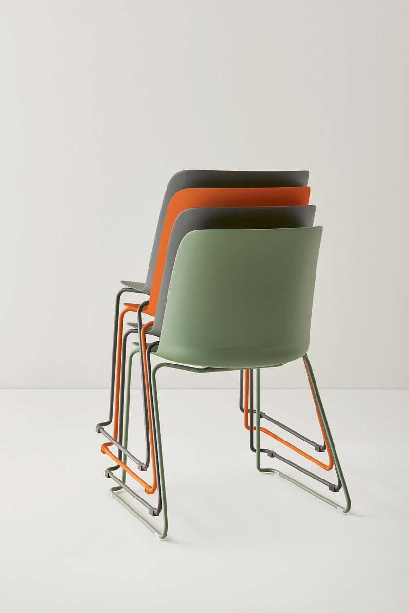 TO-BE | Sled base chair To-Be Collection By Segis design Archirivolto