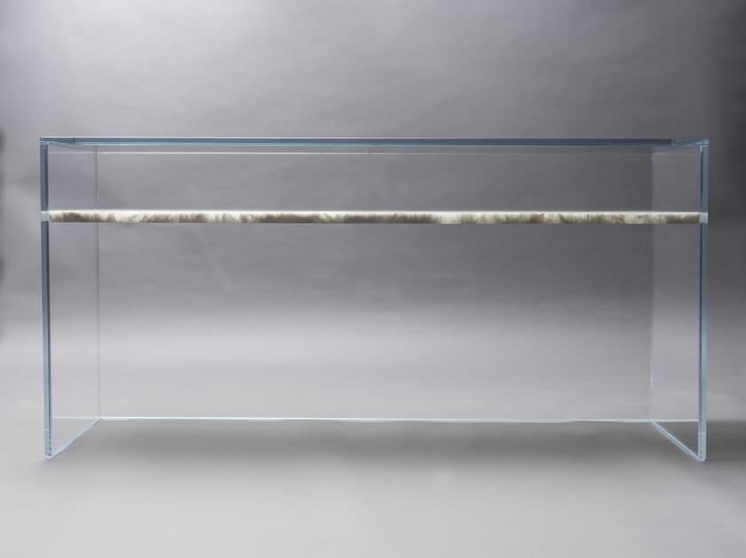 Rectangular crystal console table TO FLOAT FROM GRACE By CLASTE design ...