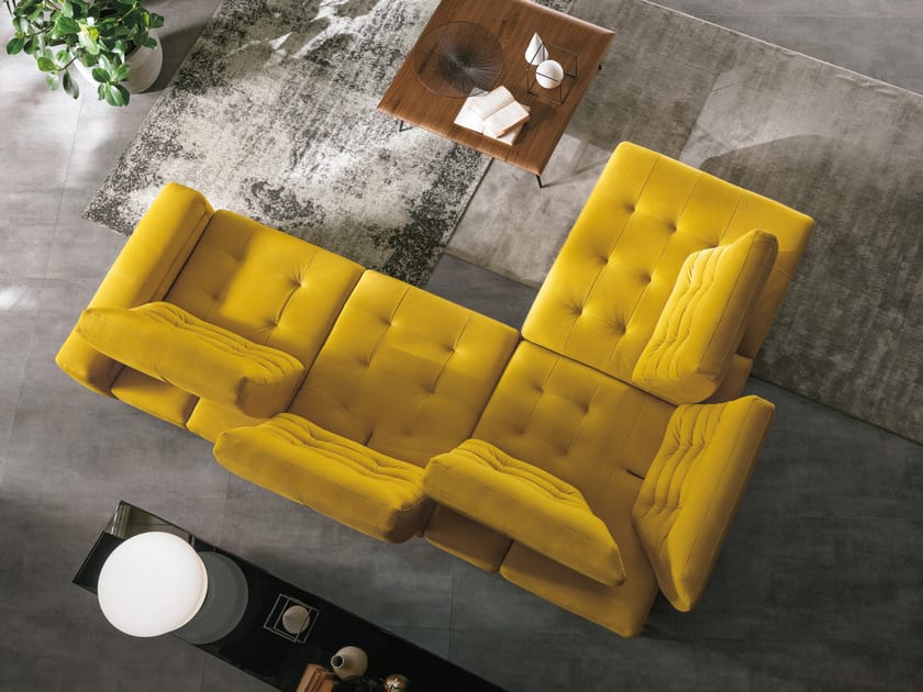 5 seater corner fabric sofa TOK By Max Divani