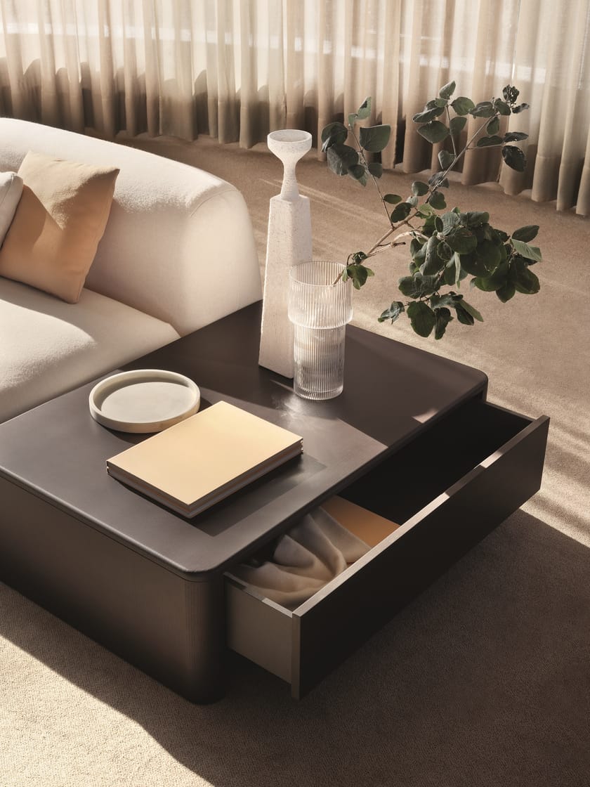 TOKIO Rectangular coffee table with storage space By arflex | design ...