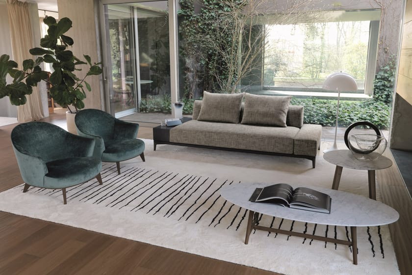 TOMO | Oval coffee table By Désirée divani design Setsu & Shinobu Ito