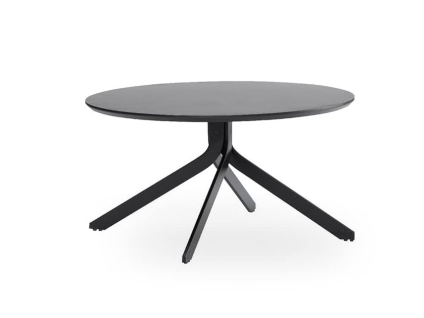TONIC METAL Round steel coffee table By ROSSIN | design Lorenz+Kaz