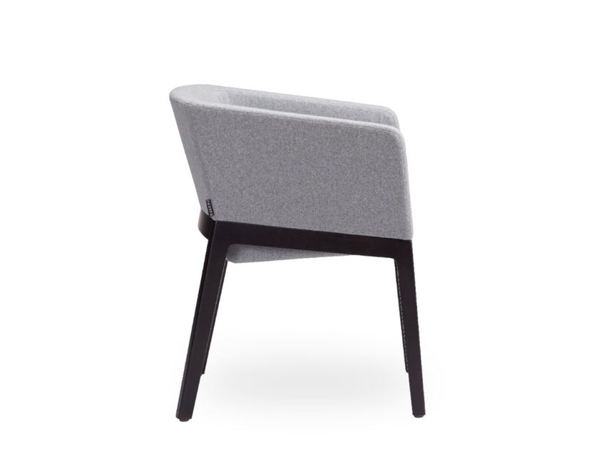 TONIC WOOD | Chair with armrests By ROSSIN design Lorenz+Kaz