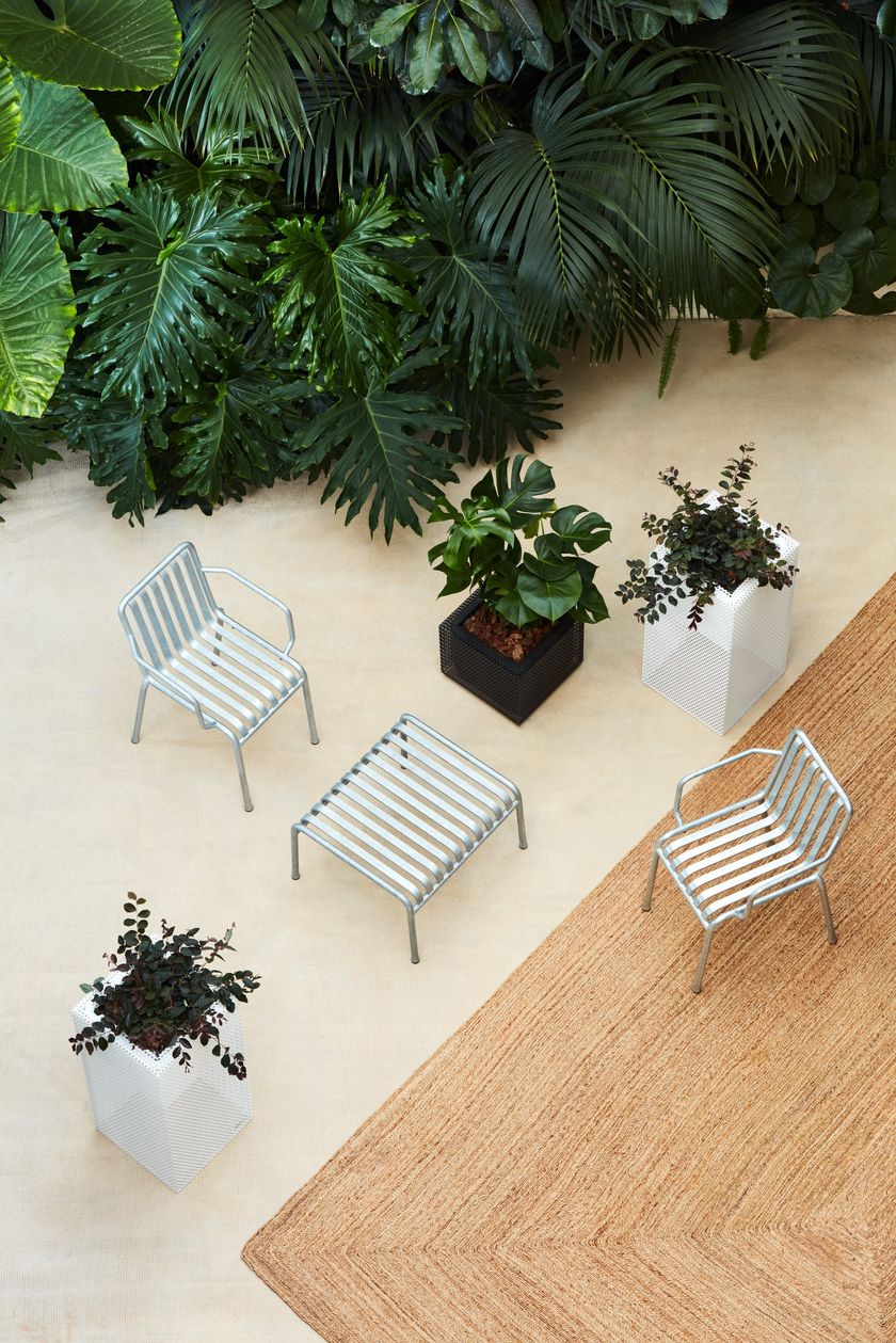 TOP | Low plant pot Low stainless steel plant pot with automatic ...