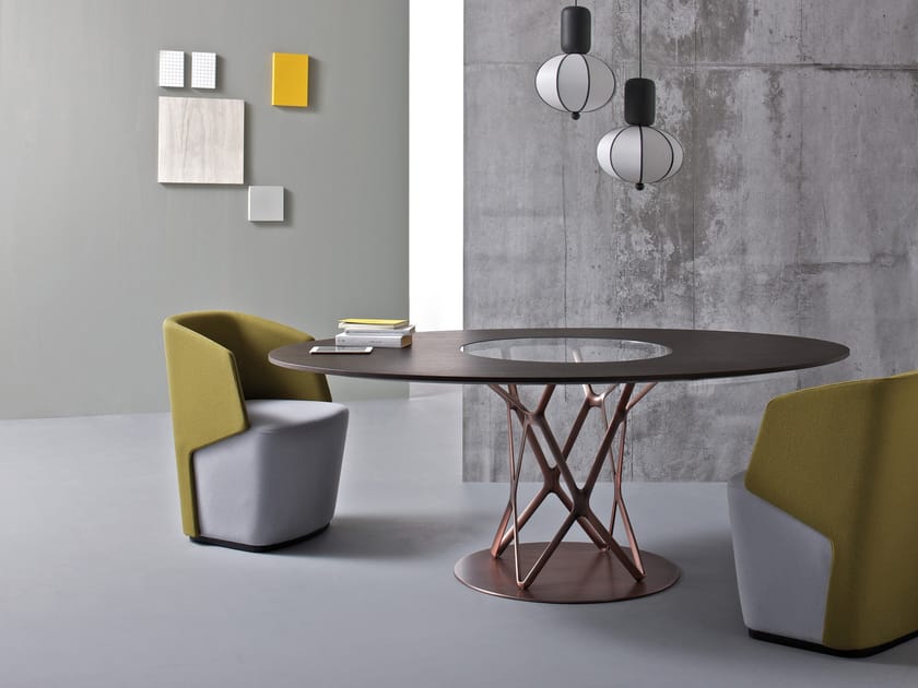 TORI | Tavolo rotondo By ESTEL GROUP design Patrick Norguet