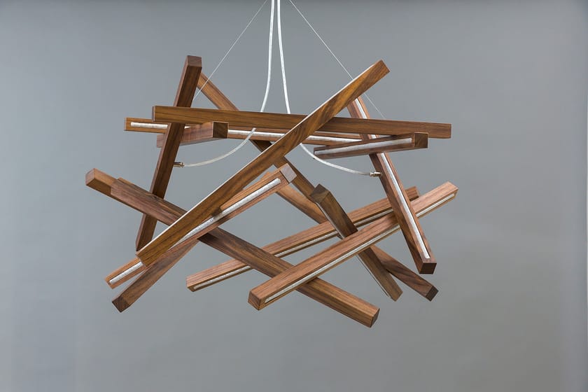 LED wooden pendant lamp TORUS MAXI Torus Collection By NEXT LEVEL DESIGN STUDIO