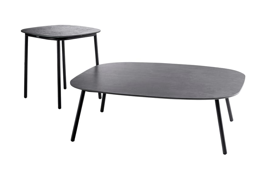 TOSCA Square ceramic garden side table By TRIBÙ