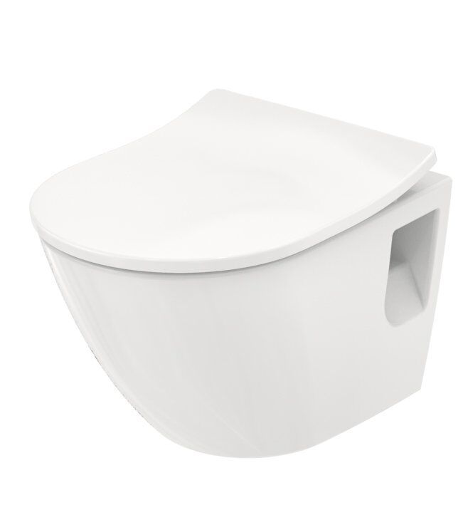 NC CW762Y Rimless wall-hung ceramic toilet By TOTO