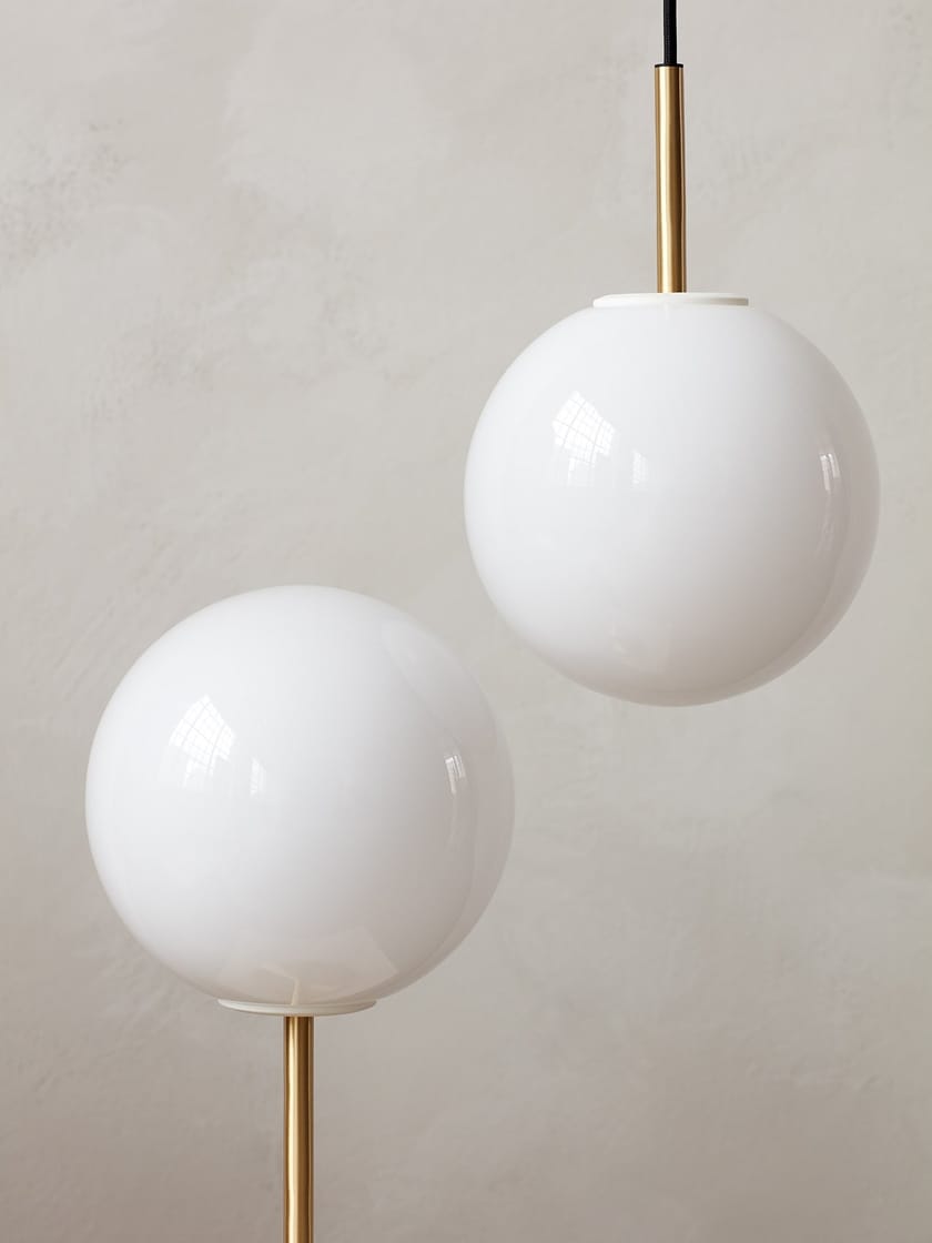 TR BULB LED opal glass pendant lamp By MENU | design Tim Rundle
