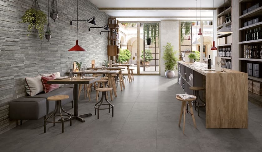 Porcelain stoneware wall/floor tiles with stone effect TRACKS By ...