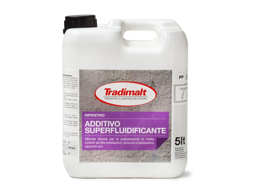 SUPER-FLUIDIFYING ADDITIVE Additive for cement and concrete By TRADIMALT